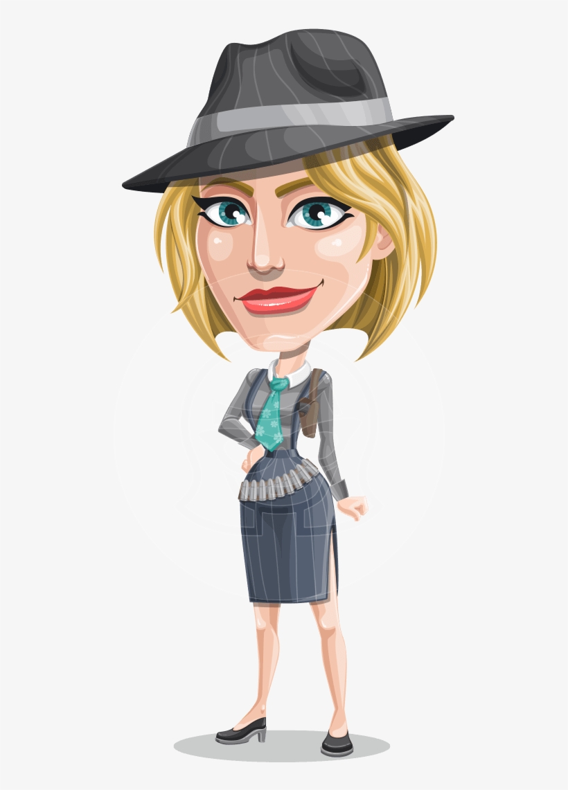 Maria The Mafia Woman - Cartoon Transparent PNG - 957x1060 - Free ...