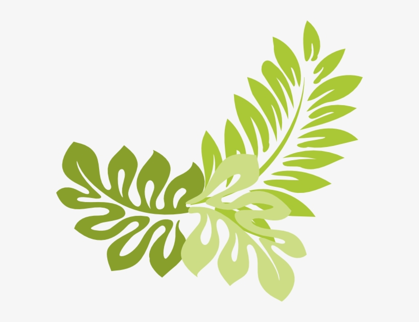 Jungle Corner Border Clip Art At Clker - Hibiscus Clip Art Transparent ...