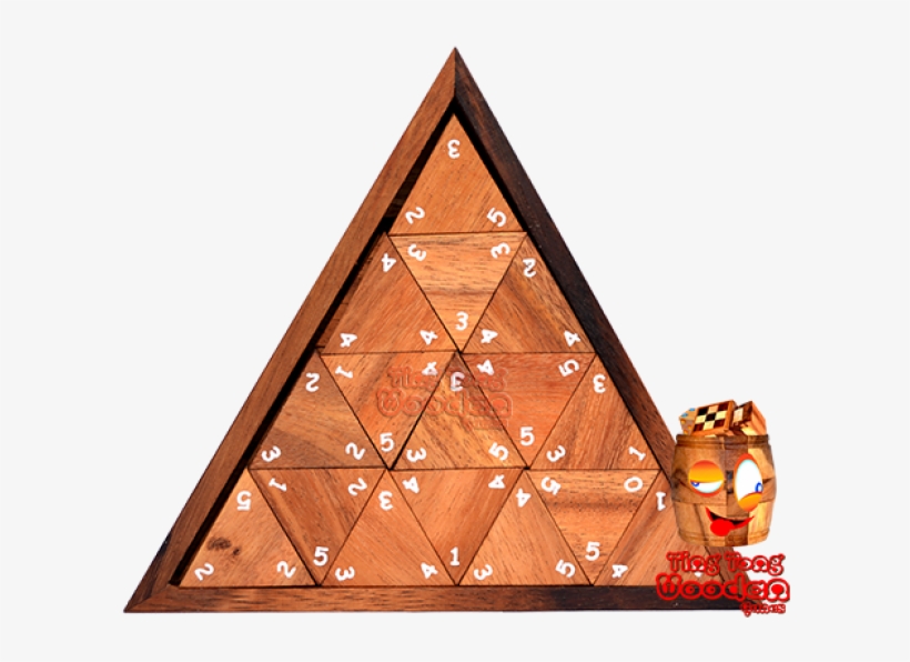 Triomino Triangle With Numbers In Design Triangular - Jeu Triomino En ...