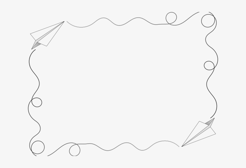 Plane Clipart Border - Airplane Page Border Transparent PNG - 640x480 ...