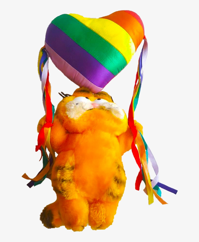 X Transparent Rainbowcore Rainbow Gay Pride Kidcore - Gay Garfield ...