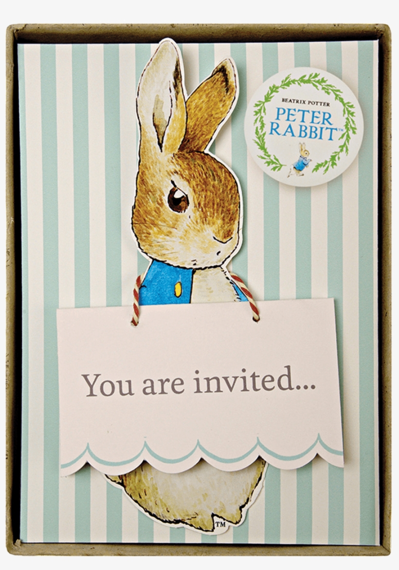 Peter Party Invitations Pack Shot - Peter Rabbit You Are Invited ...