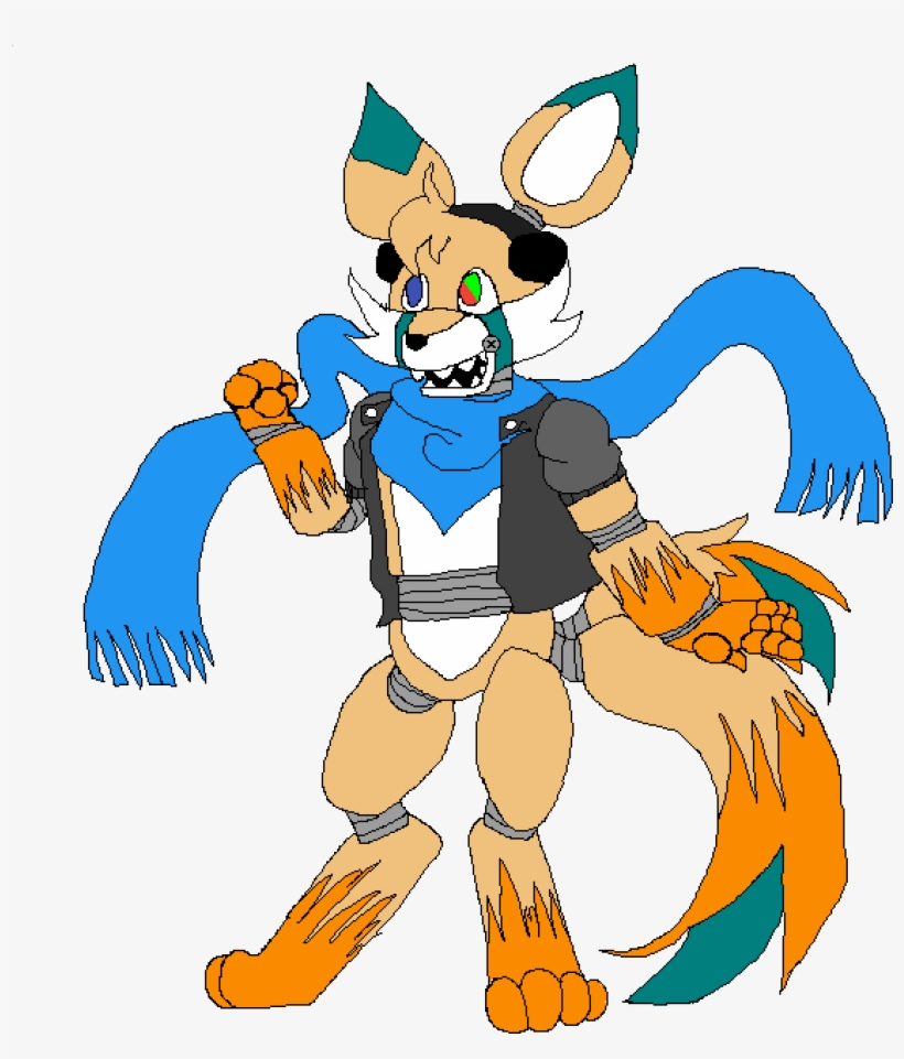 Oceans 12 Night Fox Character Clipart