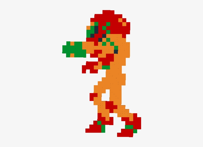 Samus Aran Pixel Art