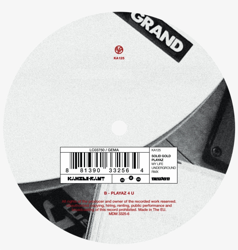 4×12″ Solid Gold Playaz Playaz 4 You Limited Pack - Cd Transparent PNG ...