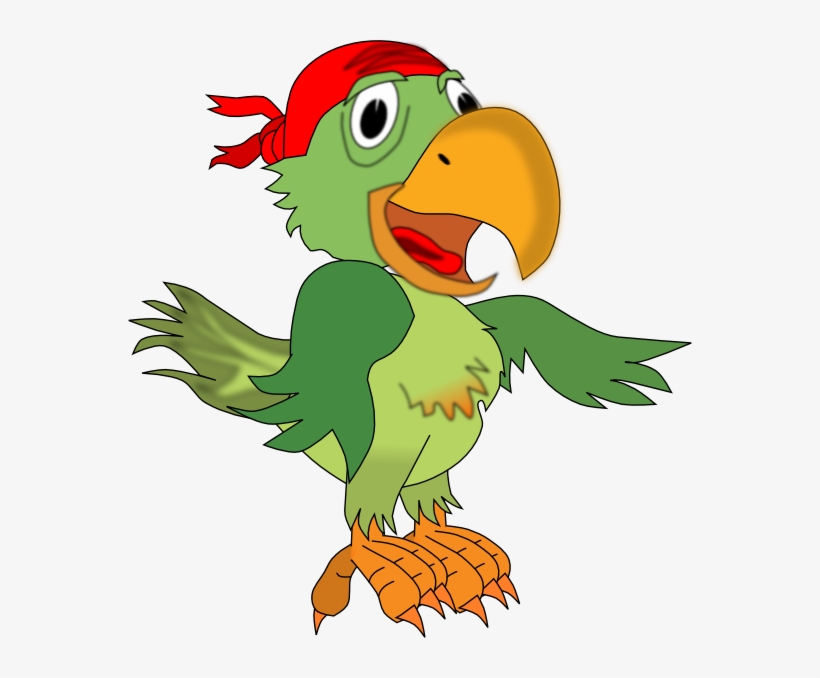 Pirate Parrot Clip Art