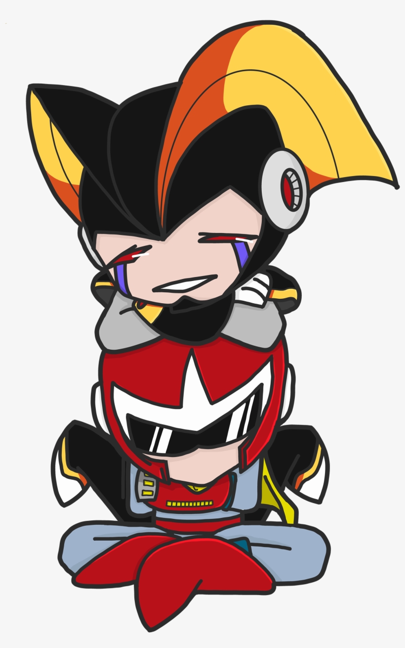 Bass & Protoman - Cartoon Transparent PNG - 4096x3070 - Free Download ...