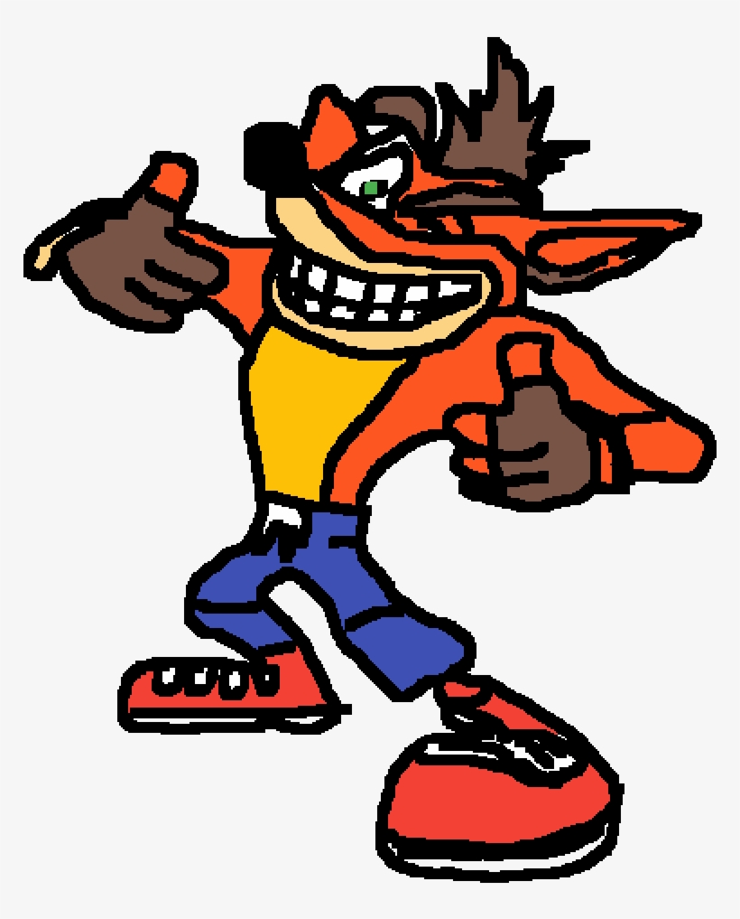 Crash Bandicoot - Cartoon Transparent PNG - 1000x1000 - Free Download ...