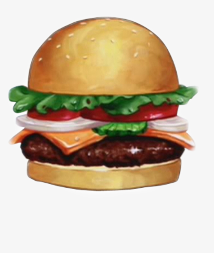 Spongebob Sticker - Krabby Patty Transparent PNG - 1024x1164 - Free ...