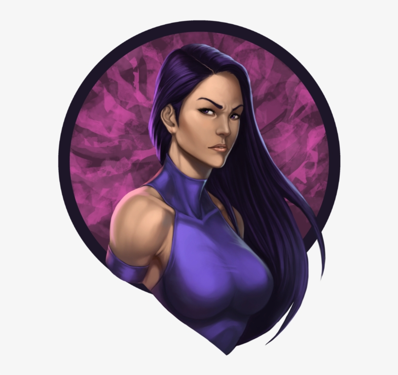 Psylocke By Arturo Z - Illustration Transparent PNG - 600x776 - Free ...