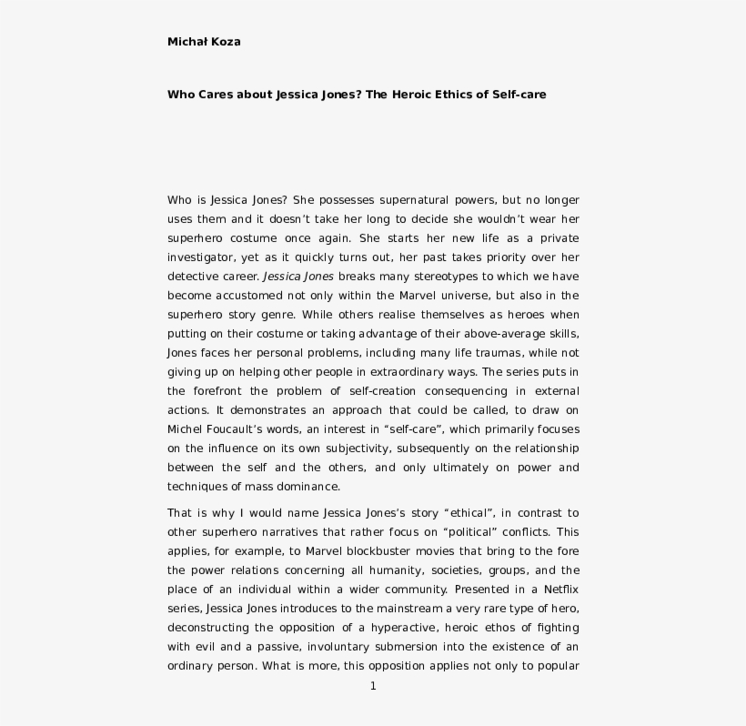 Docx - Philosophy Writing Sample Example Transparent PNG - 595x842 ...