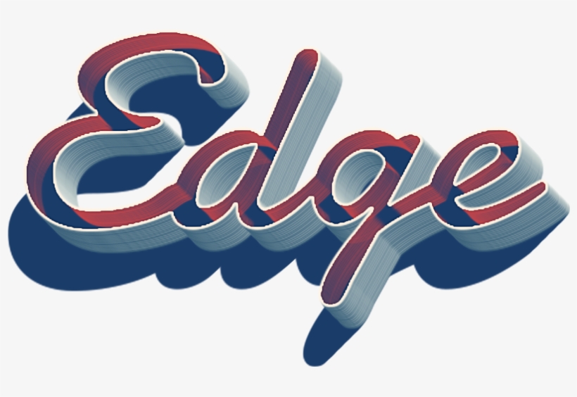 Edge 3d Letter Png Name Transparent PNG - 1868x560 - Free Download on ...