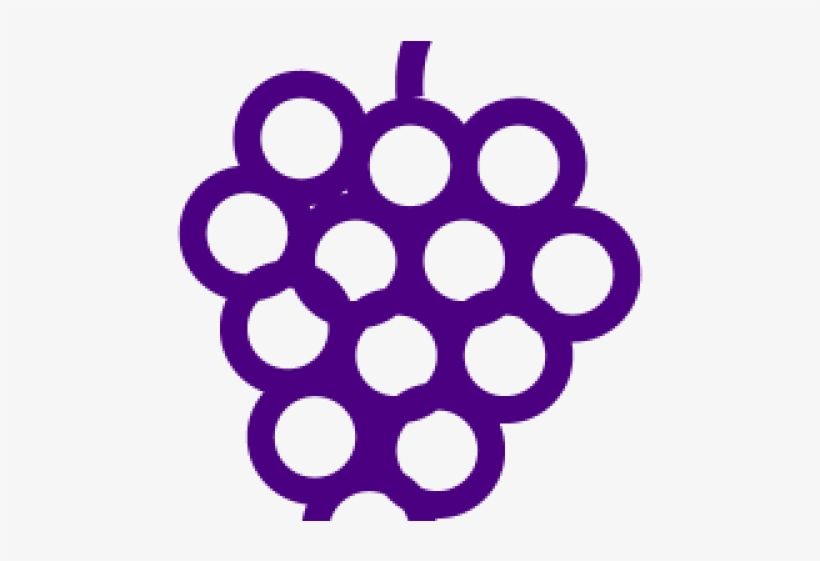 Indigo Clipart Color Png - Grape Line Icon Transparent PNG - 640x480 ...