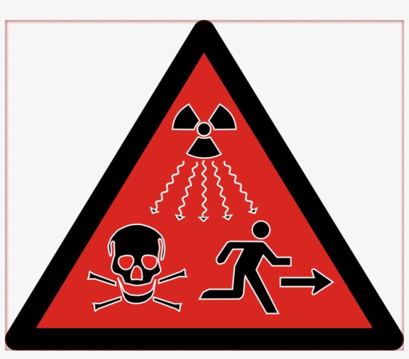 Radioactive - Ionizing Radiation Safety Sign Transparent PNG - 840x696 ...