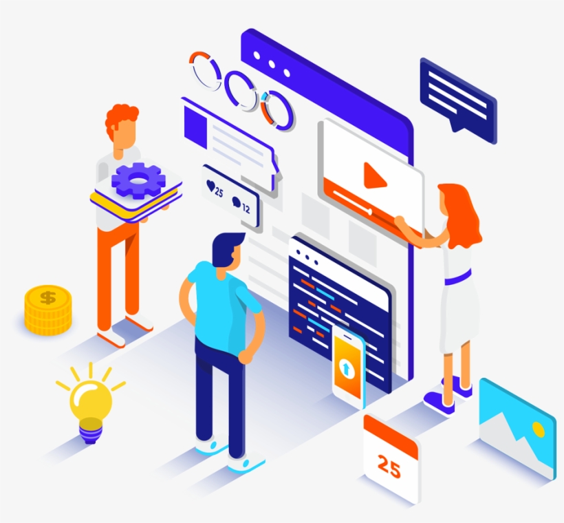 Minecraft Alts Shop Premium Accounts Generator - Isometric Illustration ...