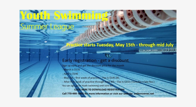 Youth Swimming Summer Swim Team Transparent PNG - 960x365 - Free ...