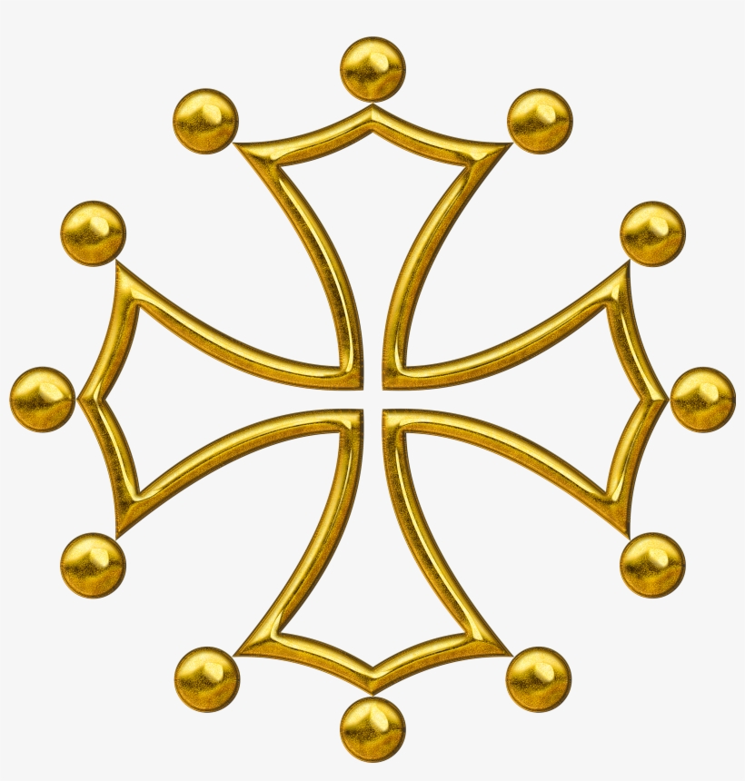 Croix Occitane, Image Générée Par Ordinateur - Cathar Symbol ...