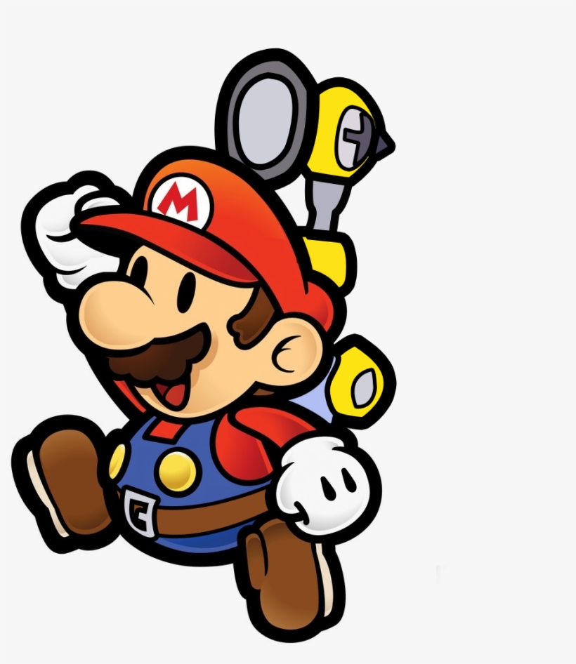 Super Paper Mario Sunshine Logo Request - Cartoon Mario And Luigi ...