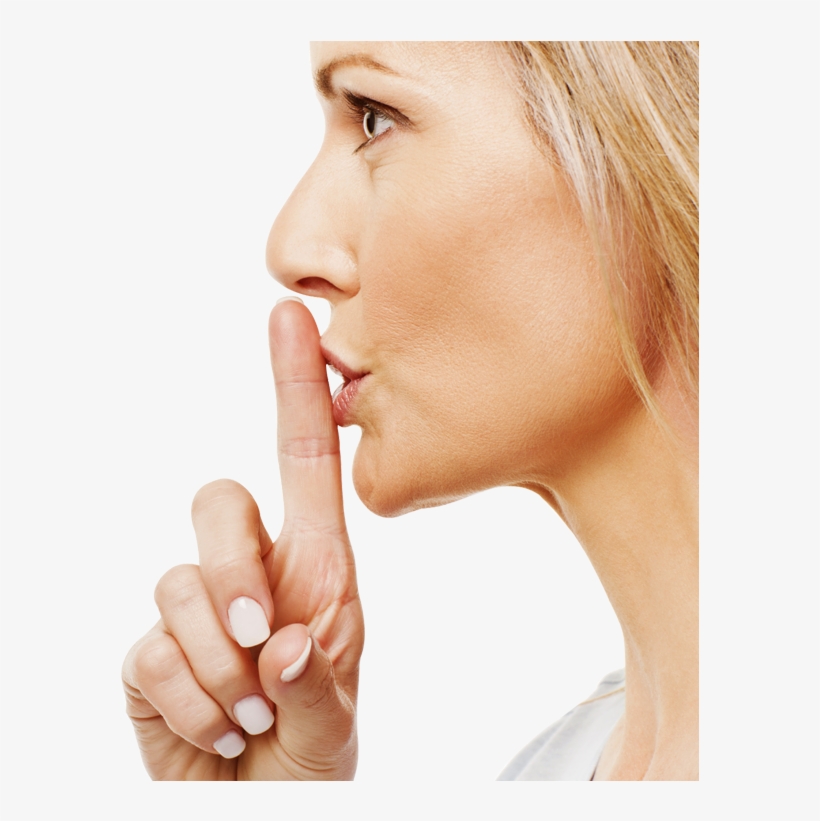 Shh - Girl Transparent PNG - 695x740 - Free Download on NicePNG