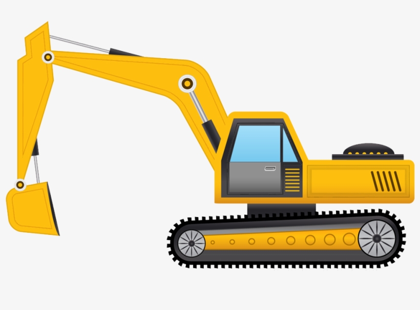 Png Library Library Excavator Clipart Transparent - Backhoe Hd Png ...