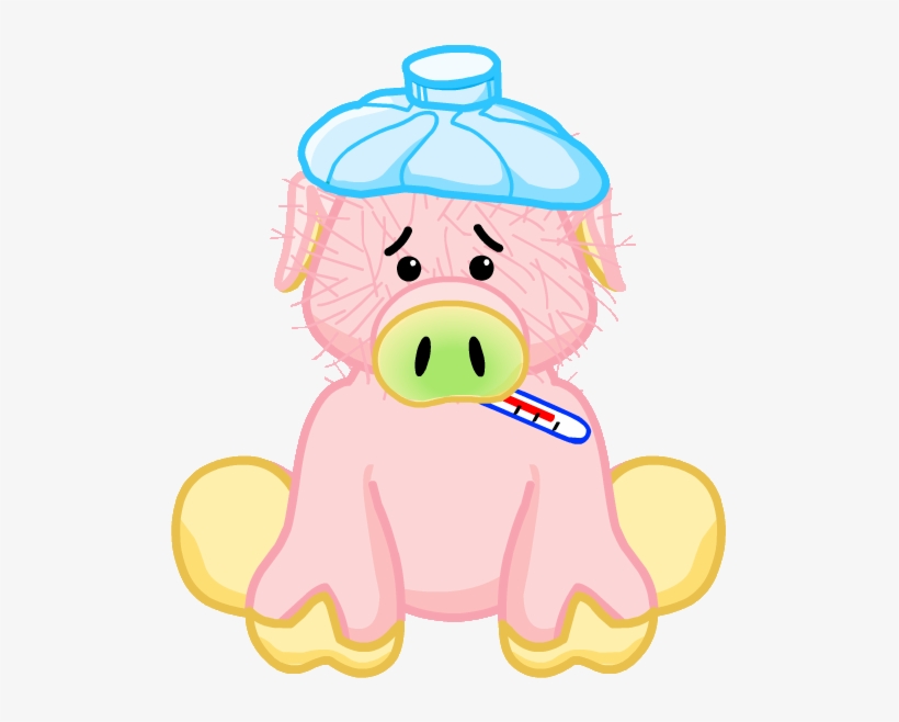 Pig Sick - Baby Angel Clip Art Transparent PNG - 507x578 - Free ...