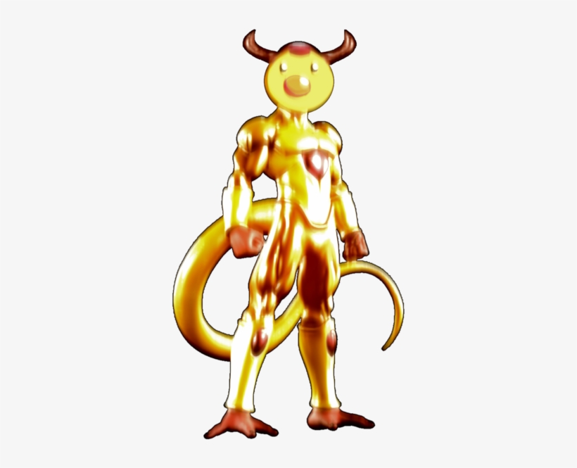Golden Weeza God Mode - Golden Frieza Statue Transparent PNG - 466x699 ...