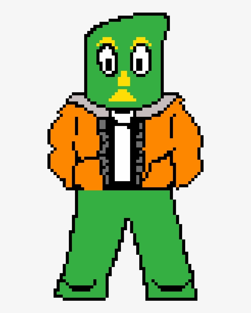 Underclay Au Gumby Sprite Colored - Sprite Transparent PNG - 870x980 ...