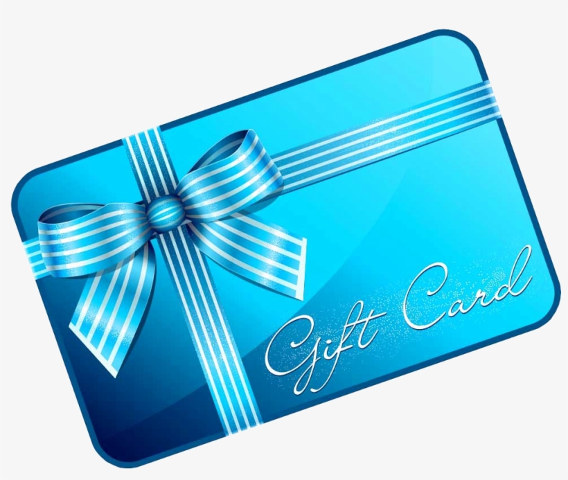 The Fine Print - Blue Gift Card Png Transparent PNG - 1014x820 - Free ...