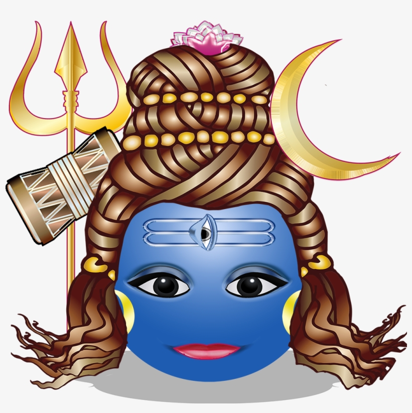 Hindu God Emoticon Series - Shiva Transparent PNG - 1045x1000 - Free ...