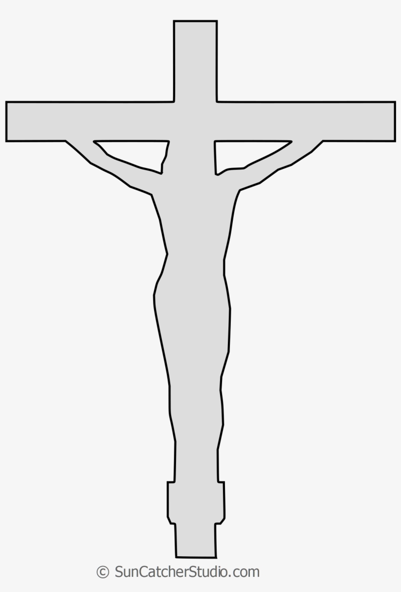 Png Format - Jesus On Cross White Silhouette Transparent PNG ...