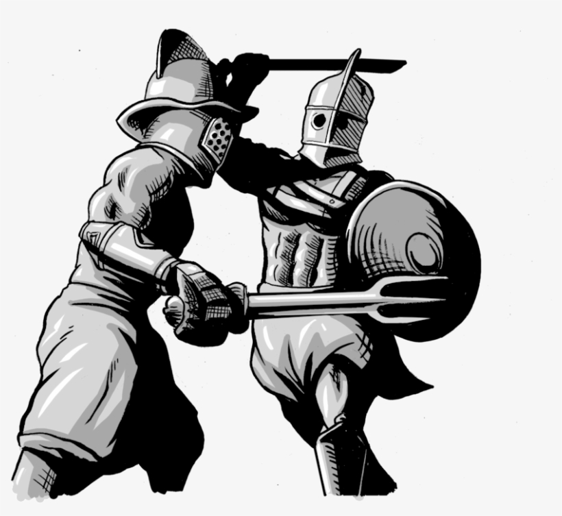 Gladiators3 - Illustration Transparent PNG - 1000x734 - Free Download ...