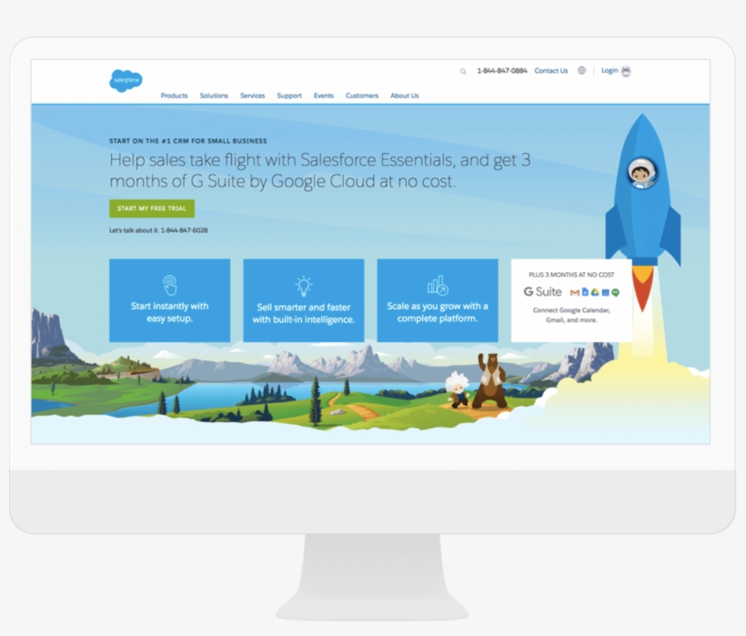 Salesforce Essentials Desktop 1 Transparent PNG - 1000x804 - Free ...