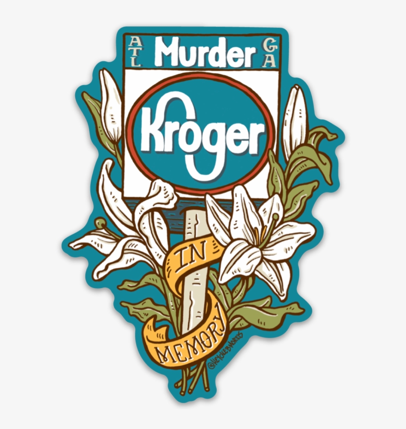Atlanta Murder Kroger Sticker - Emblem Transparent PNG - 597x787 - Free ...