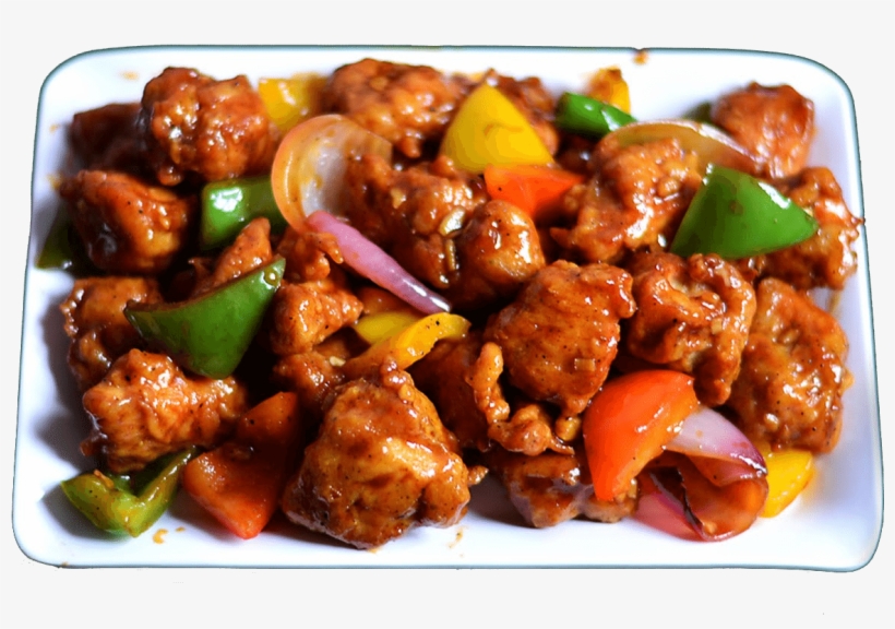 Chili Chicken - Chicken Chilli With Capsicum Transparent PNG - 1280x812 ...
