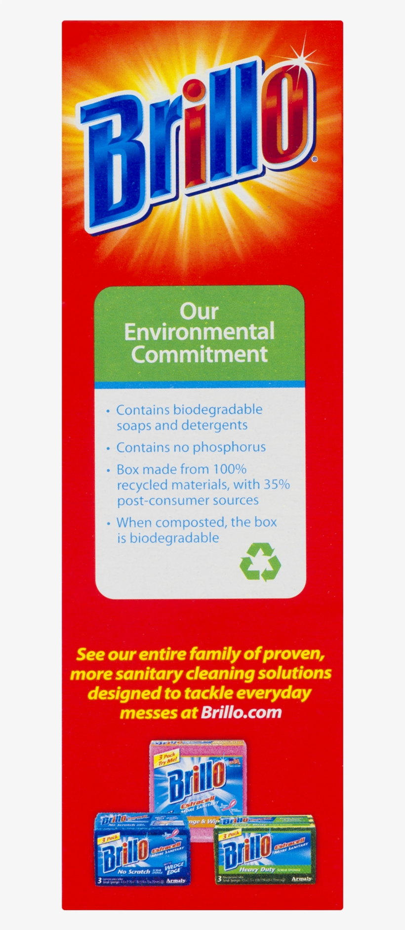 Armaly Brands, Brillo Lemon Fresh Scent Steel Wool - Brillo Pad ...