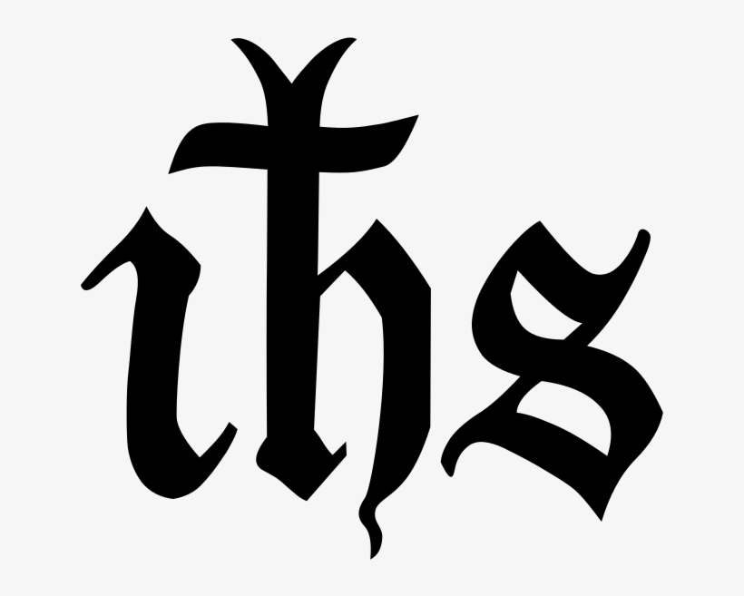 Ihs Monogram Jesus Medievalesque - Ihs Christian Symbol Transparent PNG ...