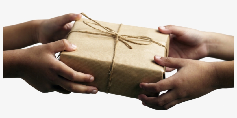 Corporate Giving - Hands Giving Gift Png Transparent PNG - 1030x687 ...