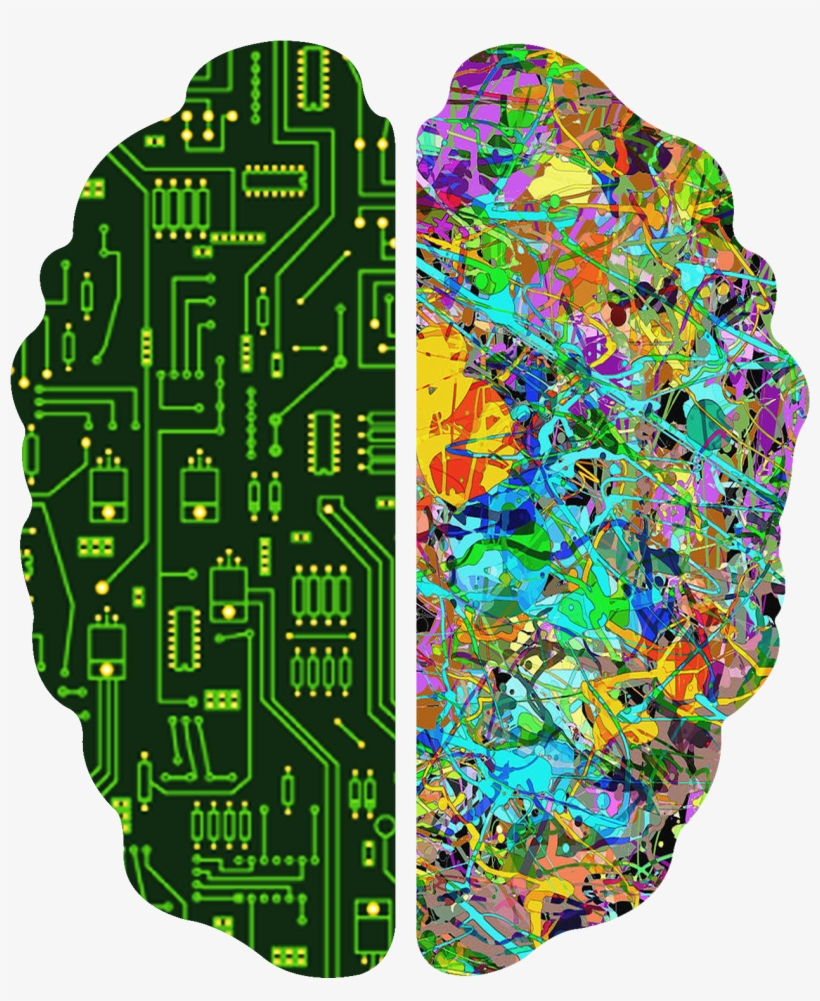 Creative Brain Png - Two Sides Brain Png Transparent PNG - 1338x1533 ...