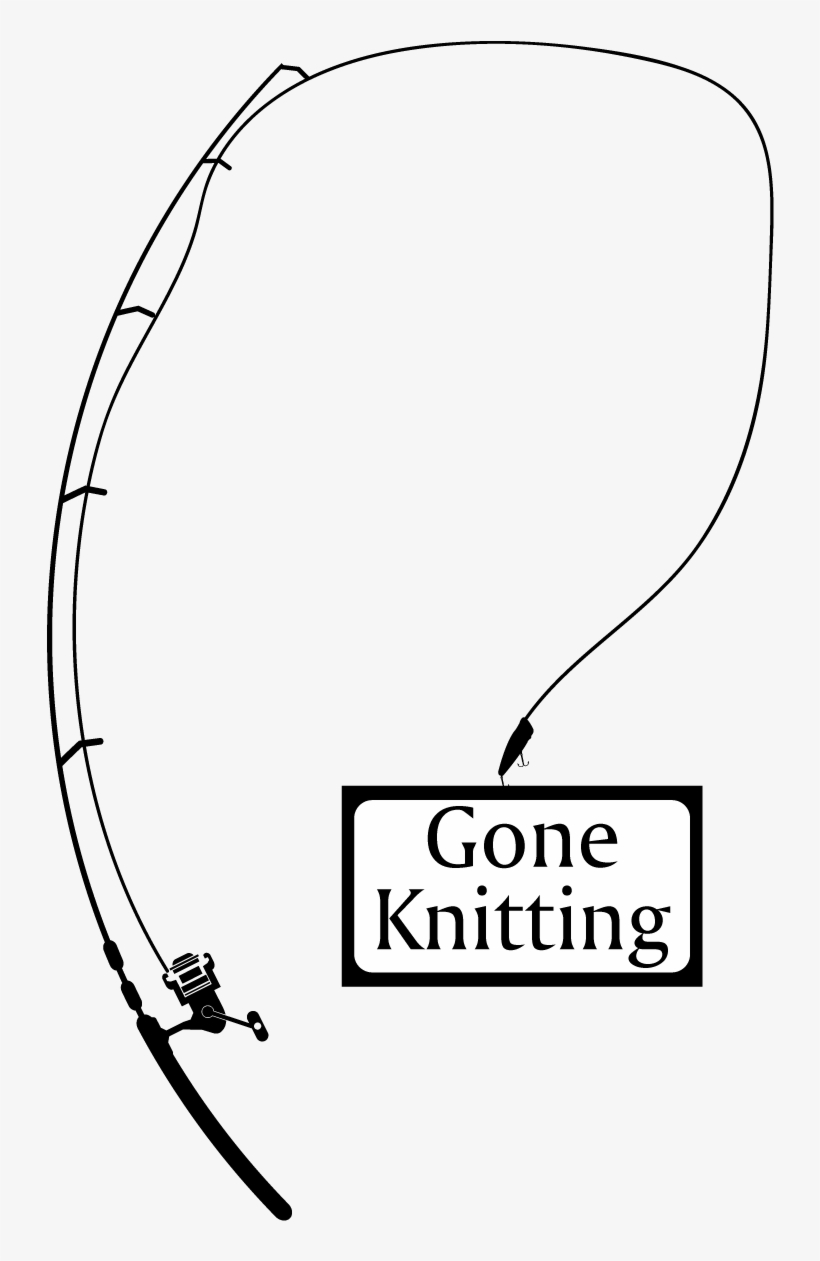 Gone-knitting - Line Art Transparent PNG - 893x1263 - Free Download on ...