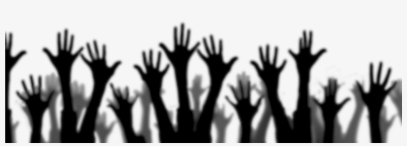 Raised Hands Png - Shadow Transparent PNG - 1803x589 - Free Download on ...