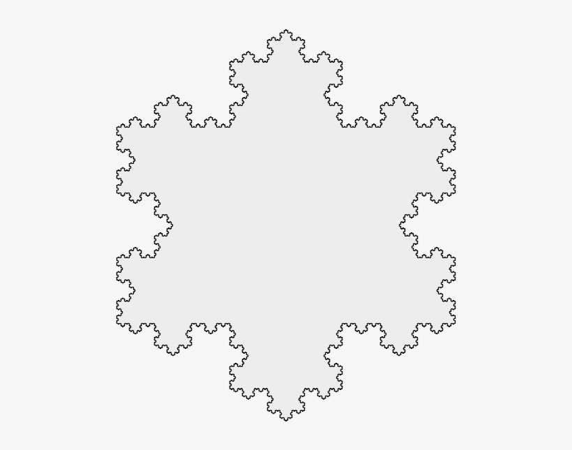 Koch Snowflake 7th Iteration Transparent PNG - 600x600 - Free Download ...