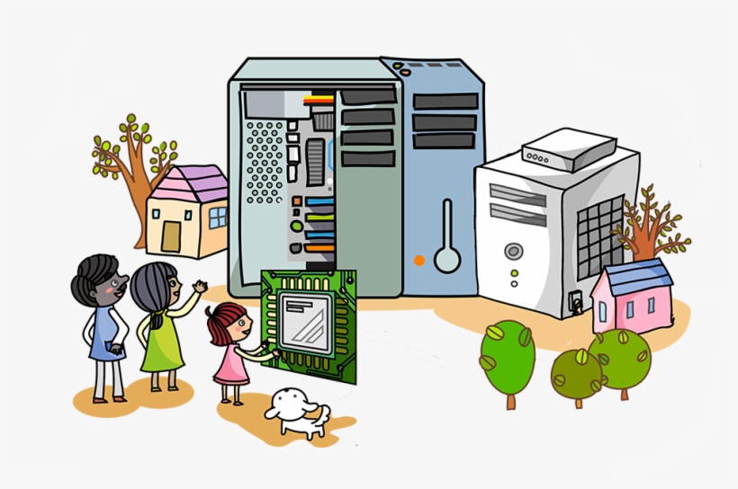 Computer Engineering - Computer System Architecture Cartoon Transparent ...