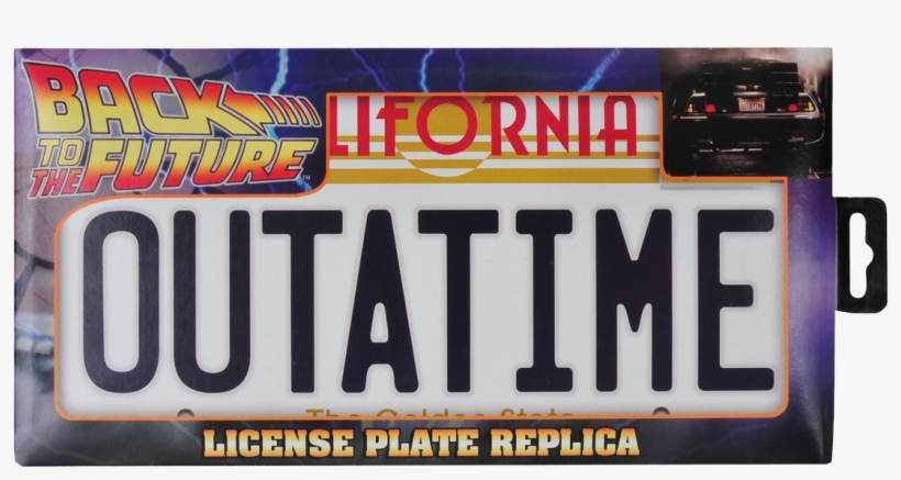 Back To The Future™ Outatime License Plate Replica - Back To The Future ...