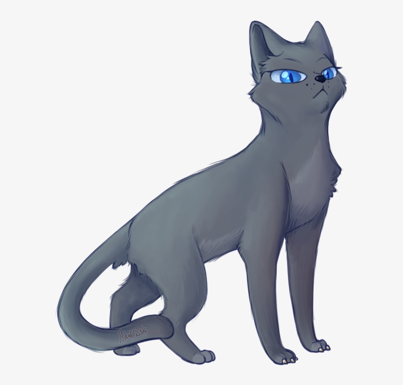 Bluestar-1 - Warrior Cats Bluestar Transparent PNG - 802x768 - Free ...