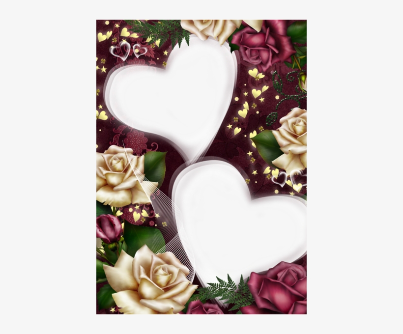 Paper Frames, Collage Frames, Png Photo, Heart Frame, - Couple Photo ...