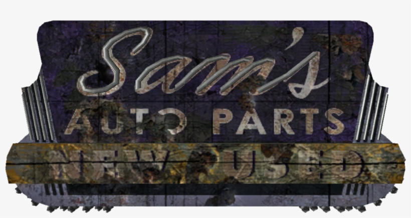 Neon Sign Sams Autoparts - Label Transparent PNG - 1172x704 - Free ...
