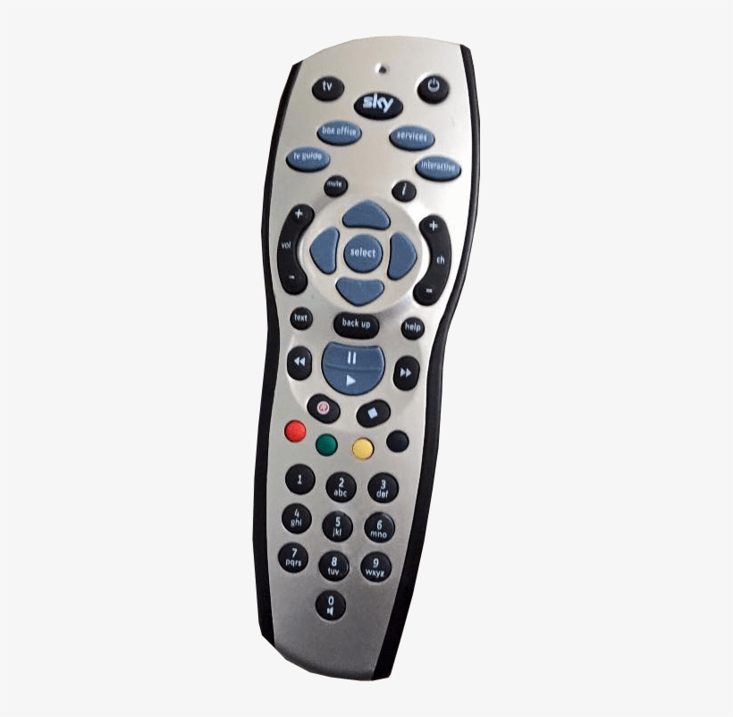 Sky Digital Hd Remote Control Transparent PNG - 255x722 - Free Download ...