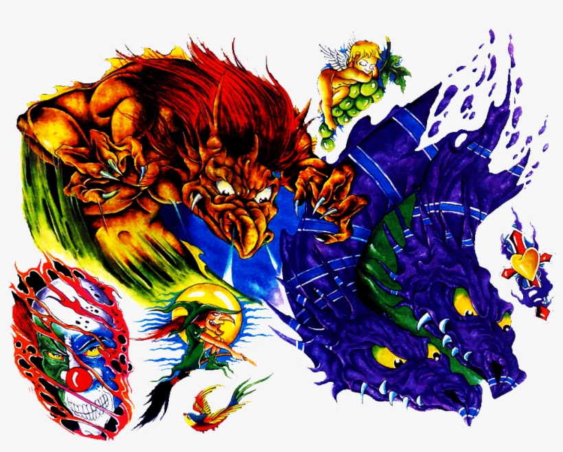 Download Colorful Tattoo Design Png - HD Transparent PNG - NicePNG.com