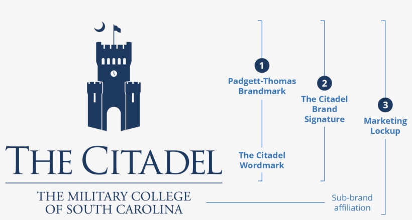 The Citadel Logo - Graphic Design Transparent PNG - 2040x1080 - Free ...