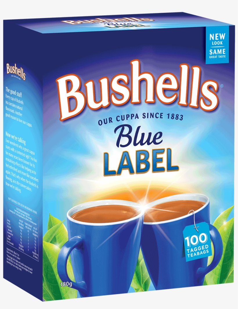 Bushells Blue Label - Bushells Blue Label Tea Transparent PNG ...